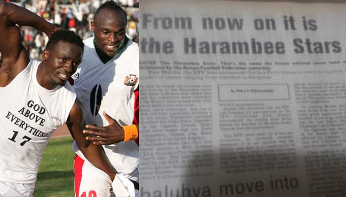 How the Name Harambee Stars Came About