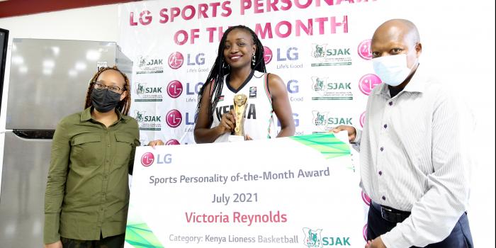 Victoria Reynolds named LG Sports Personality for the month of July