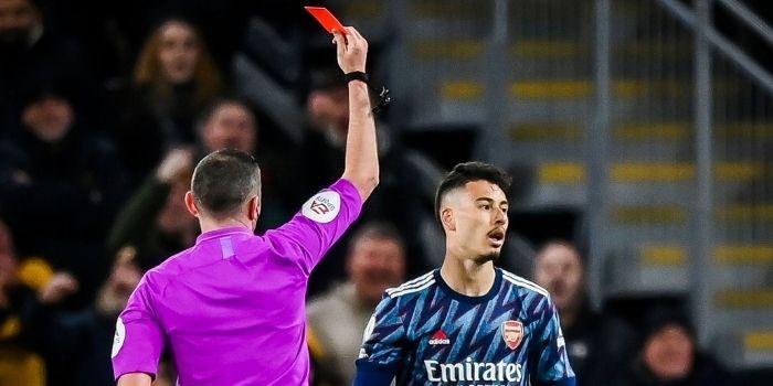 Gabriel Martinelli Sets New Record After Double Yellow Card